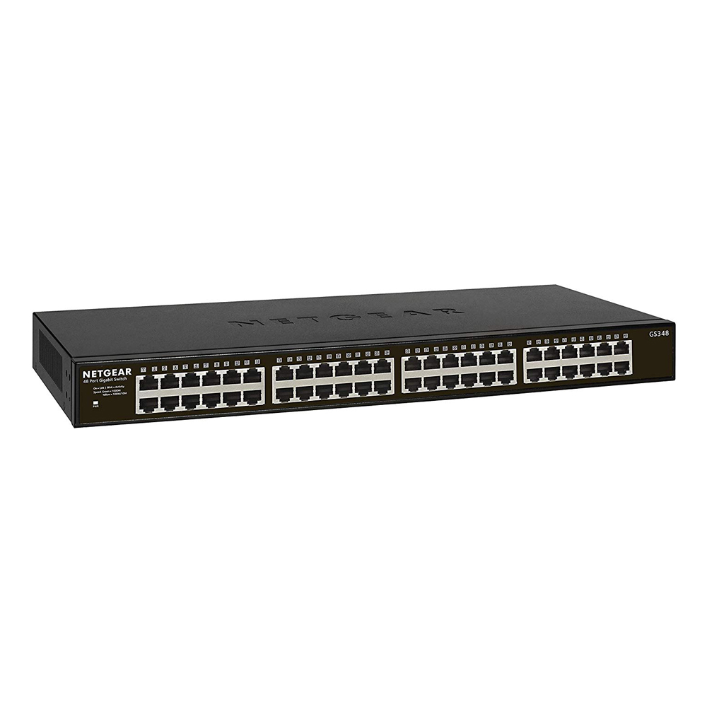 NETGEAR GS348 — 48-PORT GIGABIT ETHERNET UNMANAGED SWITCH - TechFun