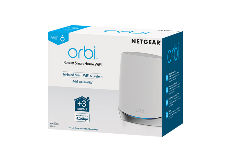 RBS750 – Orbi Tri-band WiFi 6 Add-on Satellite, 4.2Gbps - TechFun