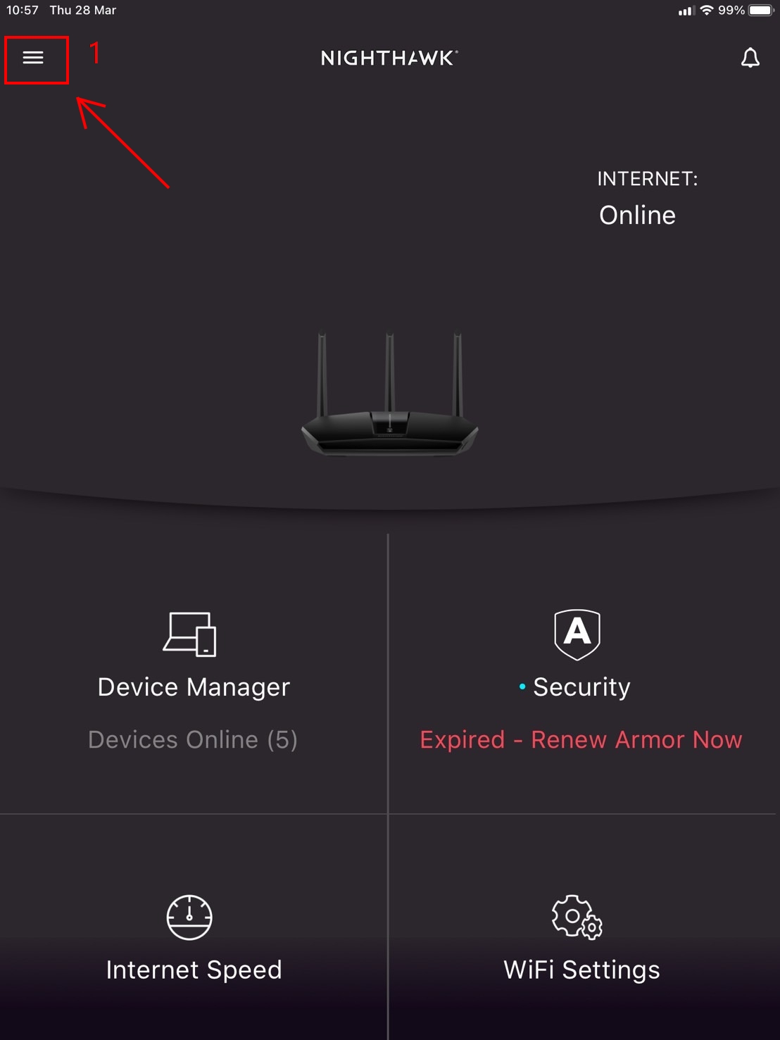 วิธีตั้งค่า Netgear Nighthawk Router เปิดโหมด Access ผ่าน Application ...