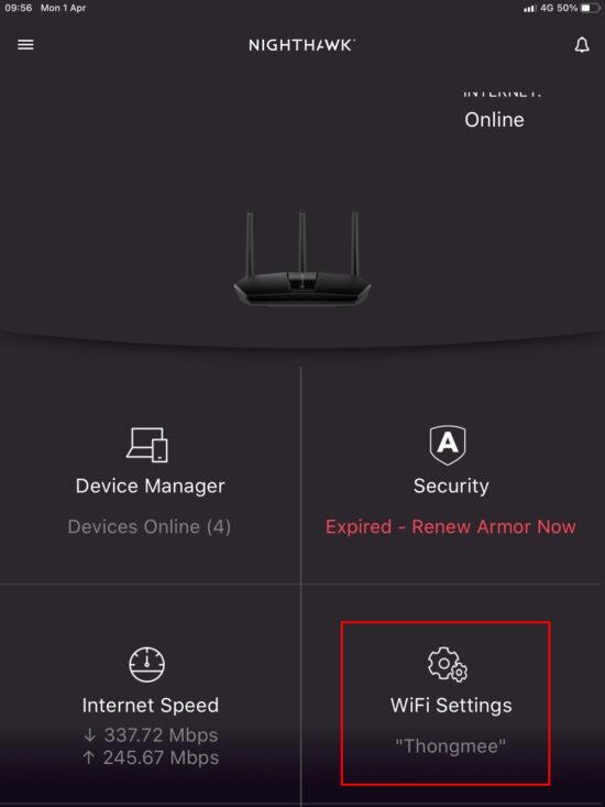 วิธีตั้งค่า Netgear Nighthawk Router ใช้งานโหมด WiFi Settings ผ่าน ...